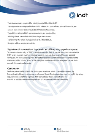 INDT COIN Currency Exchange | PDF