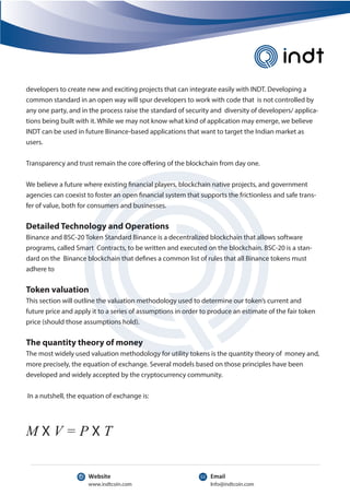 INDT COIN Currency Exchange | PDF