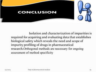 Indu...impurity profiling of api’s using rp hplc as per | PPTX ...