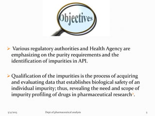 Indu...impurity profiling of api’s using rp hplc as per | PPTX ...