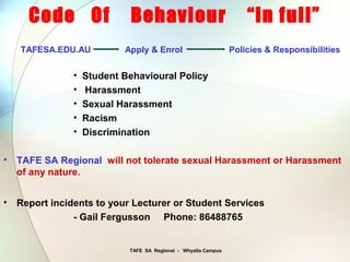 TAFE Induction 2013 | PPT