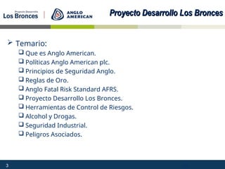 INDUCCIÖN FAENA DIVISION LOS BRONCES ANGLO AMERICAN | PPT