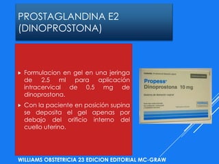 Inducción y conducción del trabajo de parto UNICAH | PPTX
