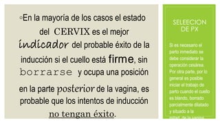 Induccion del trabajo de parto ENFERMERIA | PPTX