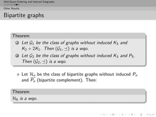 Induced subgraphs | PDF