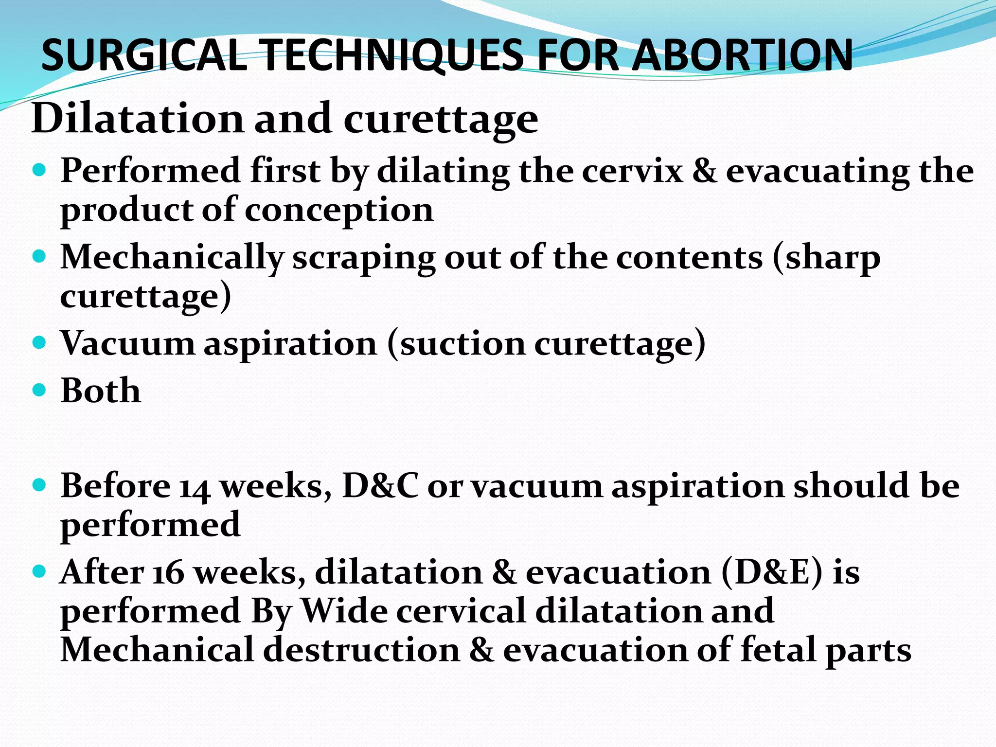 Induced abortion | PPTX