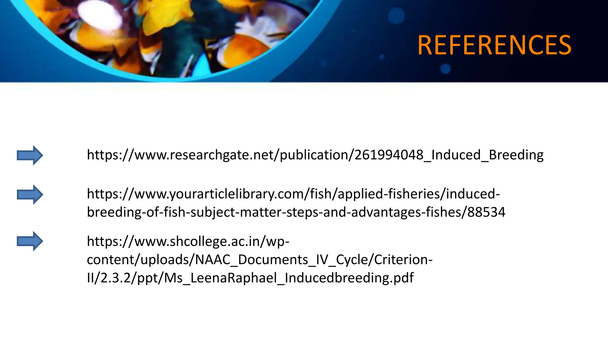 INDUCED BREEDING: in fishes to enhance breeding process | PPTX