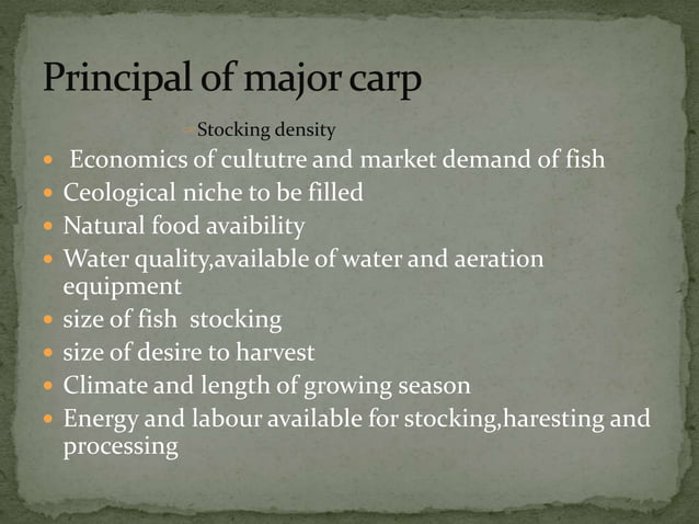 Induced breeding of indian major carps | PPTX