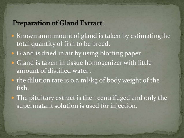 Induced breeding of indian major carps | PPTX