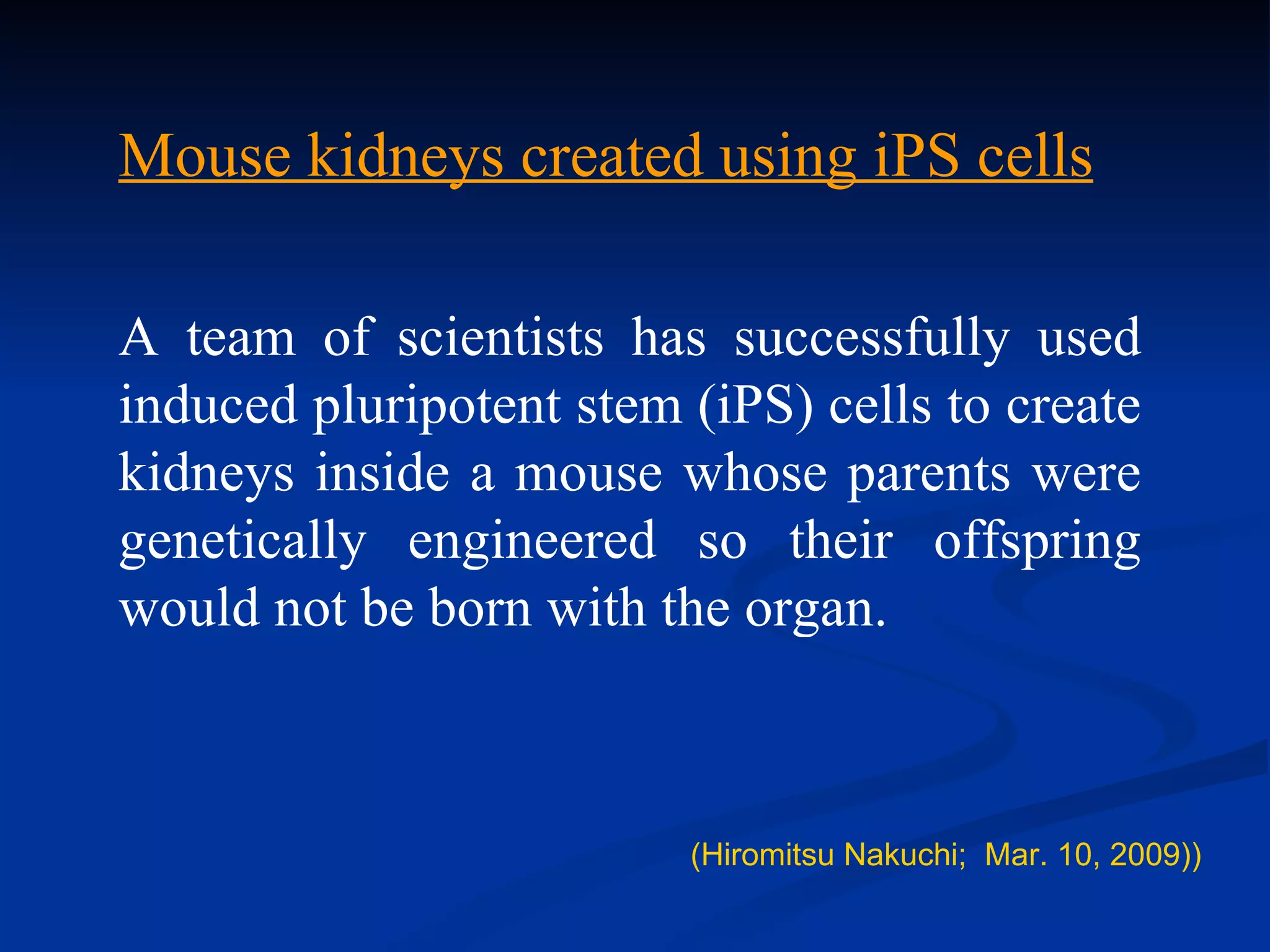 Induced pluripotent stem cells | PPT