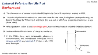 Induced polarization method (electrical survey) | PDF