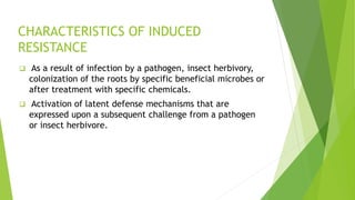 Induced systemic resistance (ISR) mechanism | PPTX