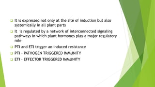 Induced systemic resistance (ISR) mechanism | PPTX