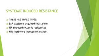 Induced systemic resistance (ISR) mechanism | PPTX