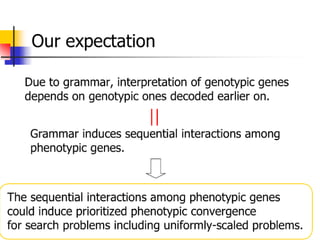 Inducing Sequentiality Using Grammatical Genetic Codes | PDF