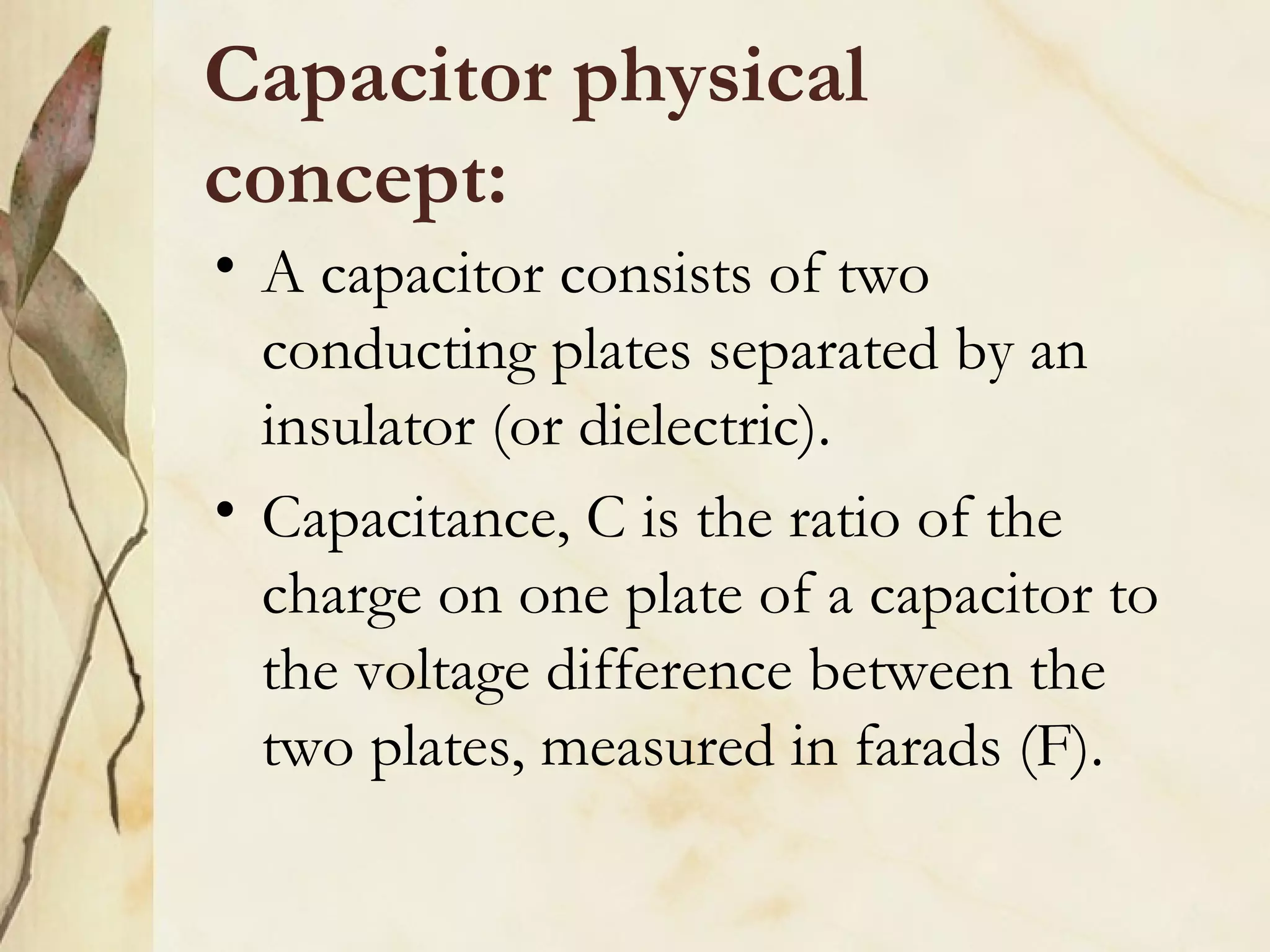 Inductance and capacitance | PPT