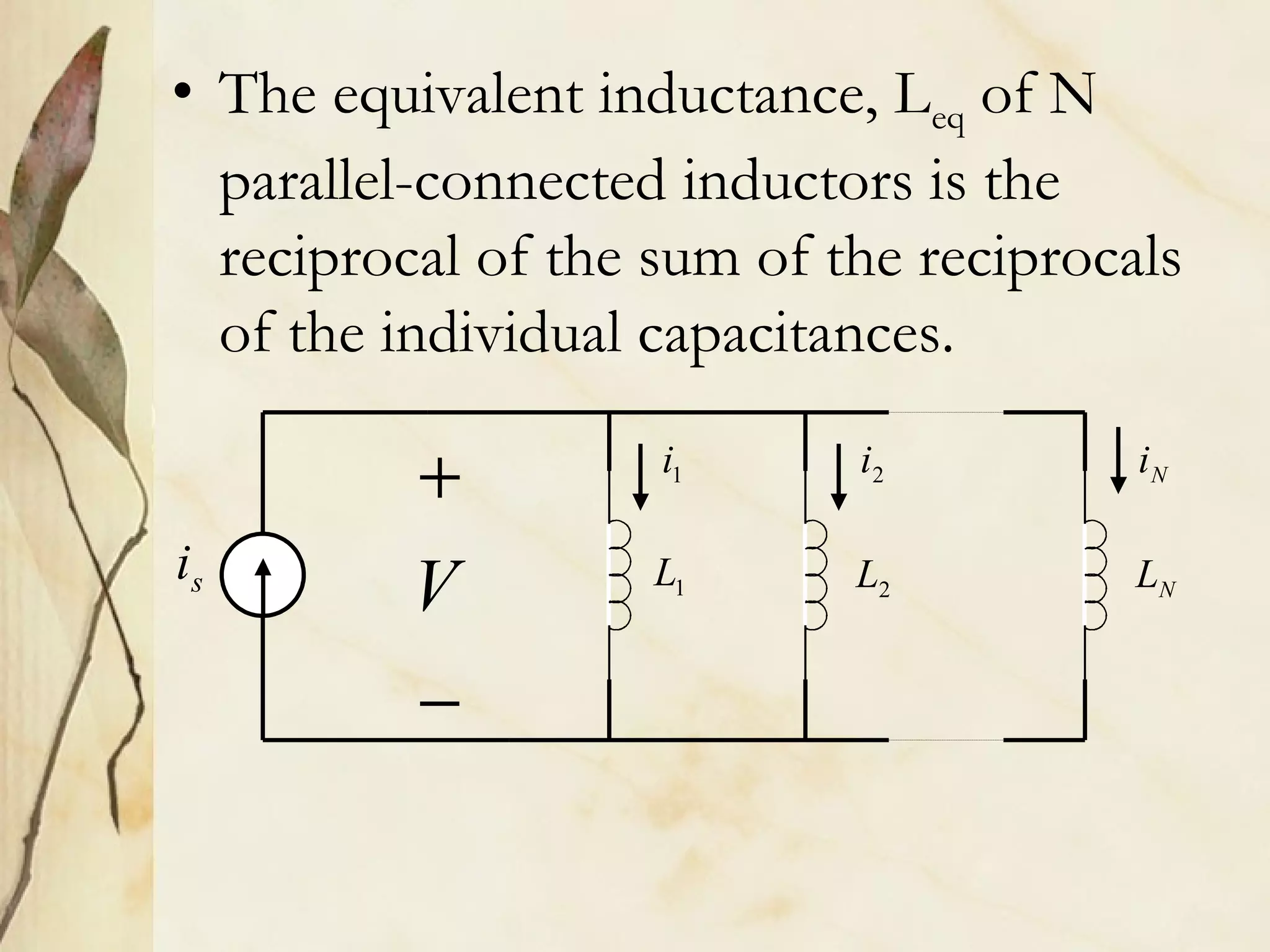 Inductance and capacitance | PPT