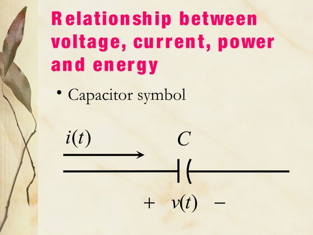 Inductance and capacitance | PPT