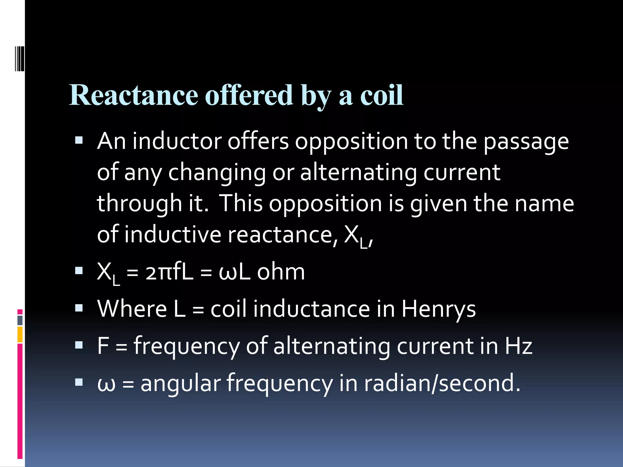 Inductance Of An Inductor Pptx