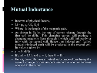 Inductance of an inductor | PPTX