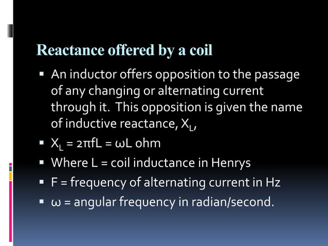 Inductance of an inductor | PPTX