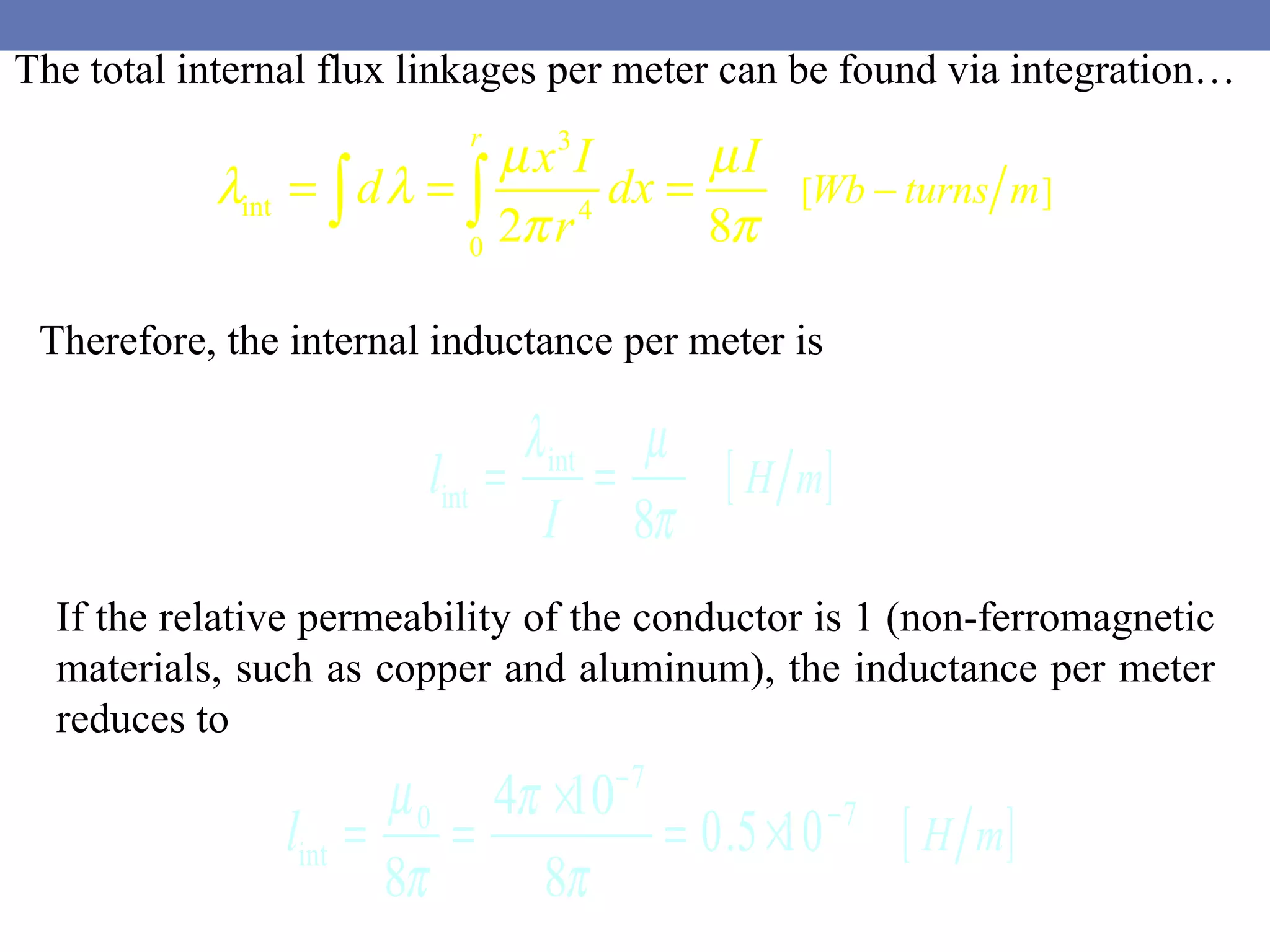 Inductance of a transmission lines | PPT