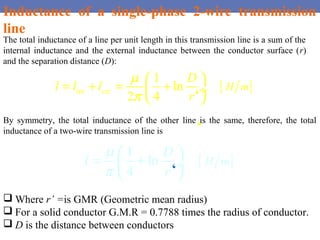 Inductance of a transmission lines | PPT