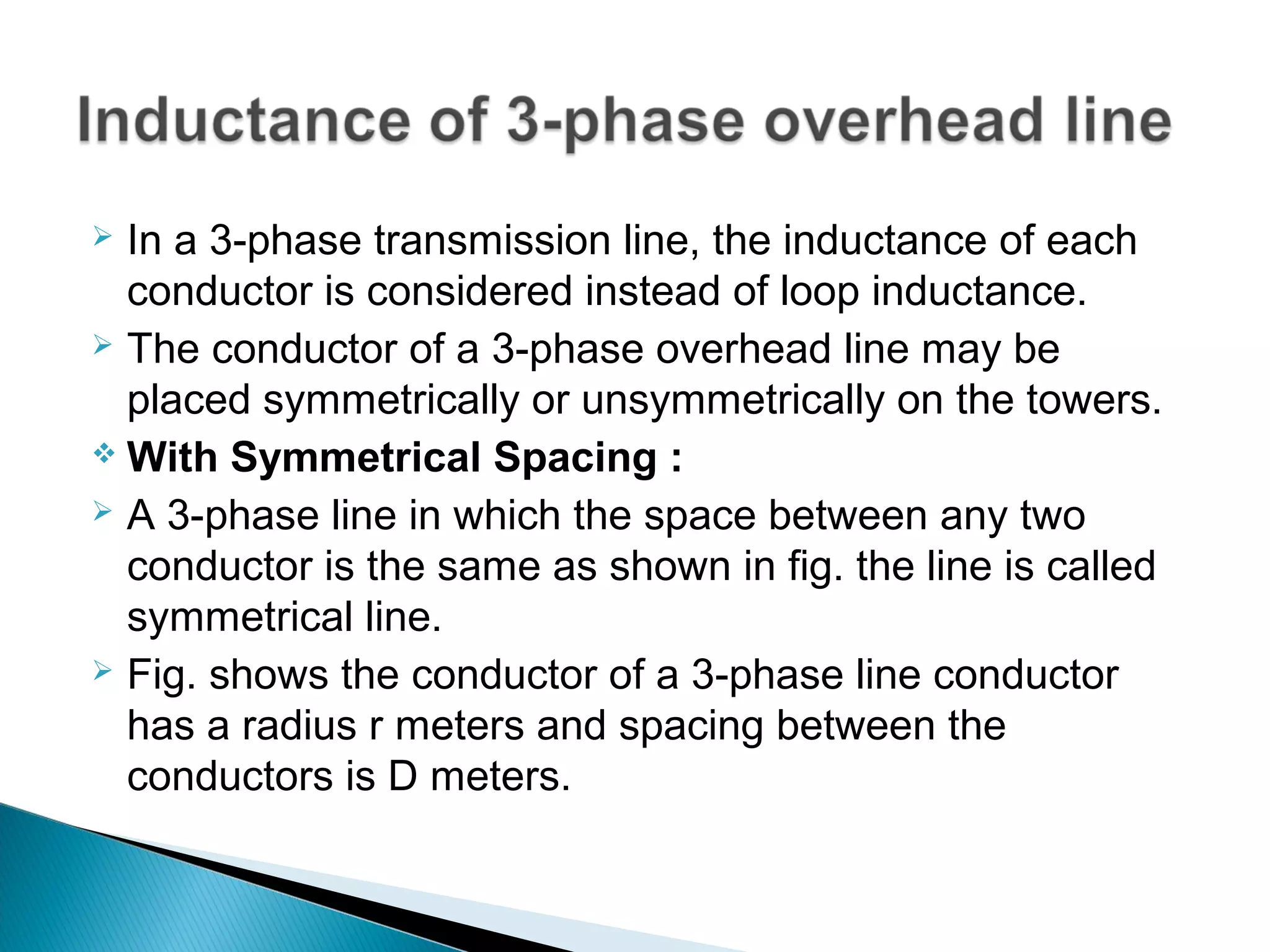 Inductance of transmission line | PPT