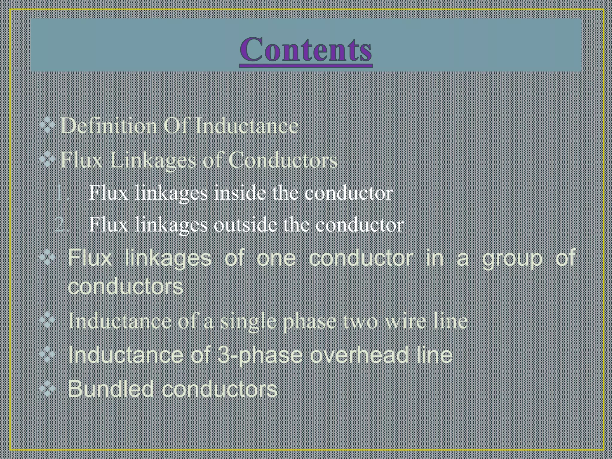 Inductance of transmission line | PPTX