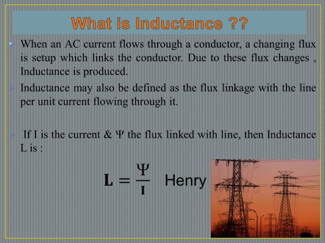 Inductance of transmission line | PPTX | Physics | Science