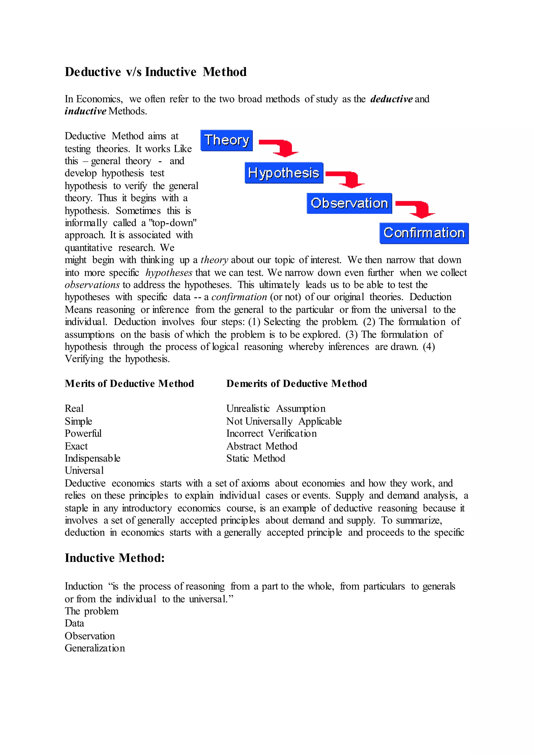 Inductative ,deductive methods | DOCX