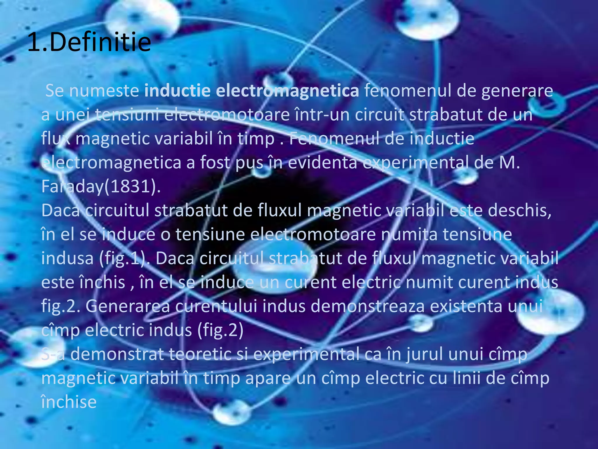 Inductia electromagnetica | PPTX