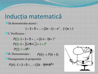 Inductia matematica | PPT