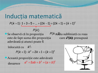 Inductia matematica | PPT