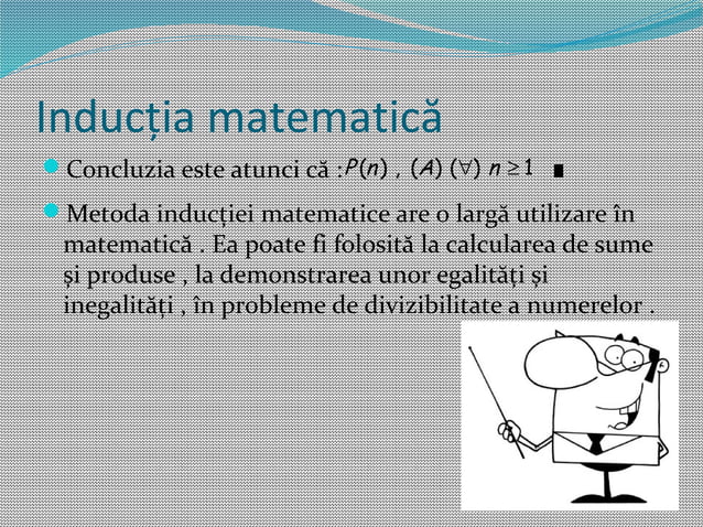 Inductia matematica | PPT