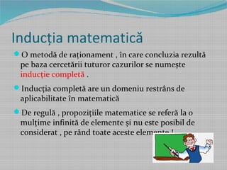 Inductia matematica | PPT