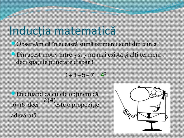 Inductia matematica | PPT