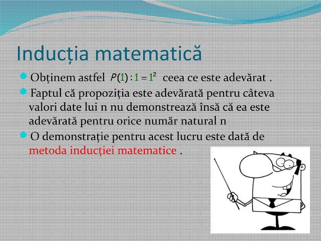 Inductia matematica | PPT