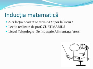 Inductia matematica | PPSX