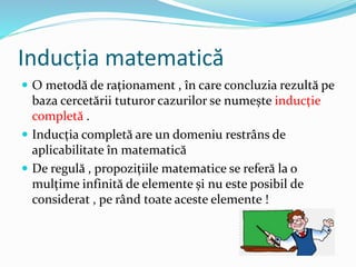 Inductia matematica | PPSX