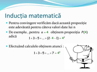 Inductia matematica | PPSX