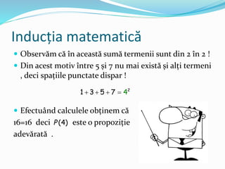Inductia matematica | PPSX