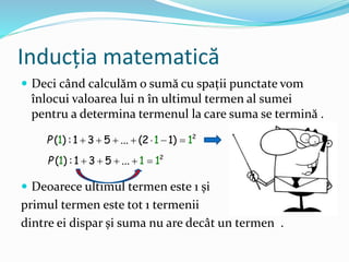 Inductia matematica | PPSX