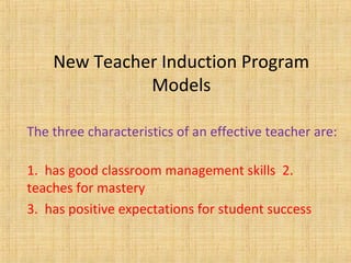 Induction Programm for Faculty | PPT