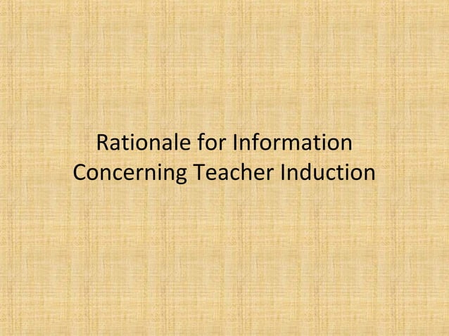 Induction Programm for Faculty | PPT | Professional School ...