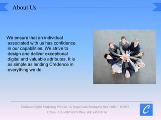 Credence Digital Marketing- Core Values | PPTX