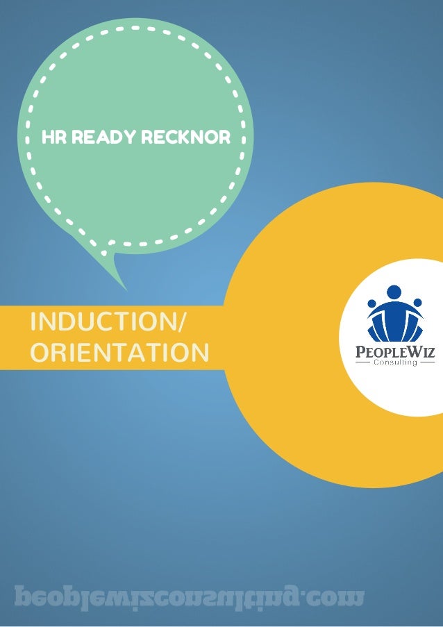 Induction Orientation