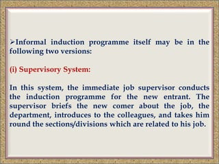 Induction Process in Human Resource Management | PPTX