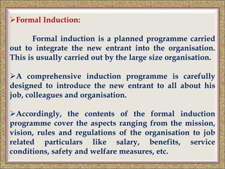 Induction Process in Human Resource Management | PPTX