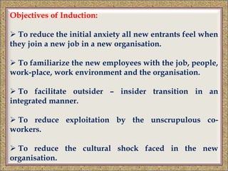 Induction Process in Human Resource Management | PPTX